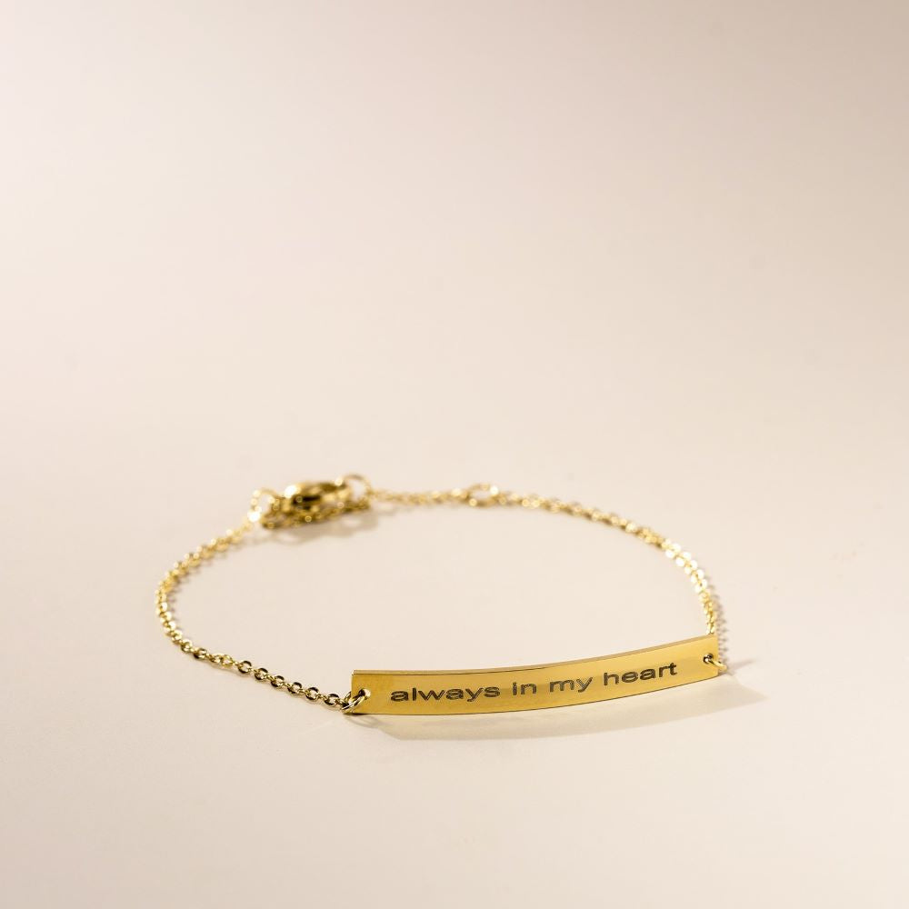 Bar Bracelet Gold – Mivy Jewellery